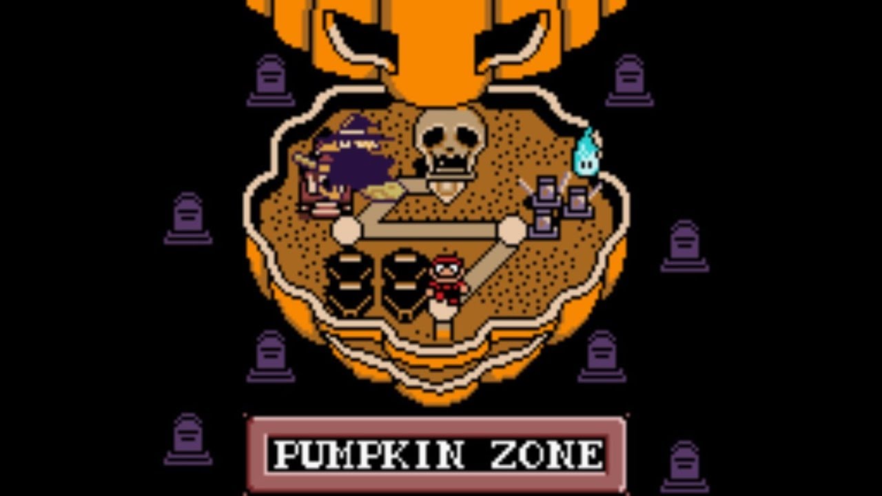 Super Mario Land 2 DX: 6 Golden Coins(GBC) Pumpkin Zone Walkthrough ...
