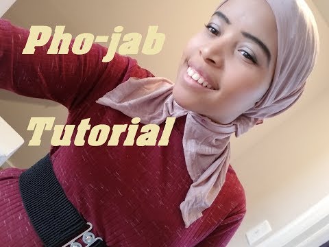 Fake Hijab | phojab w/ collar head cover style
