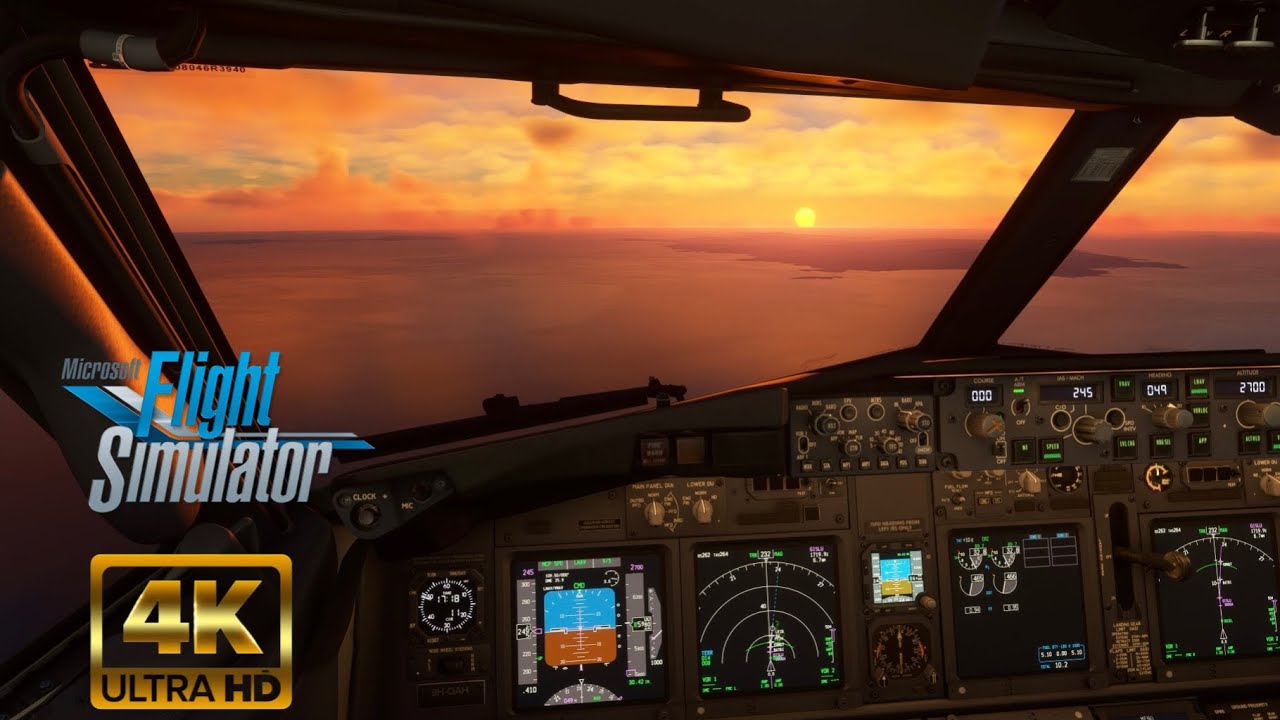 MICROSOFT FLIGHT SIMULATOR *4K ULTRAGRAPHICS!* LANDING IBIZA - YouTube