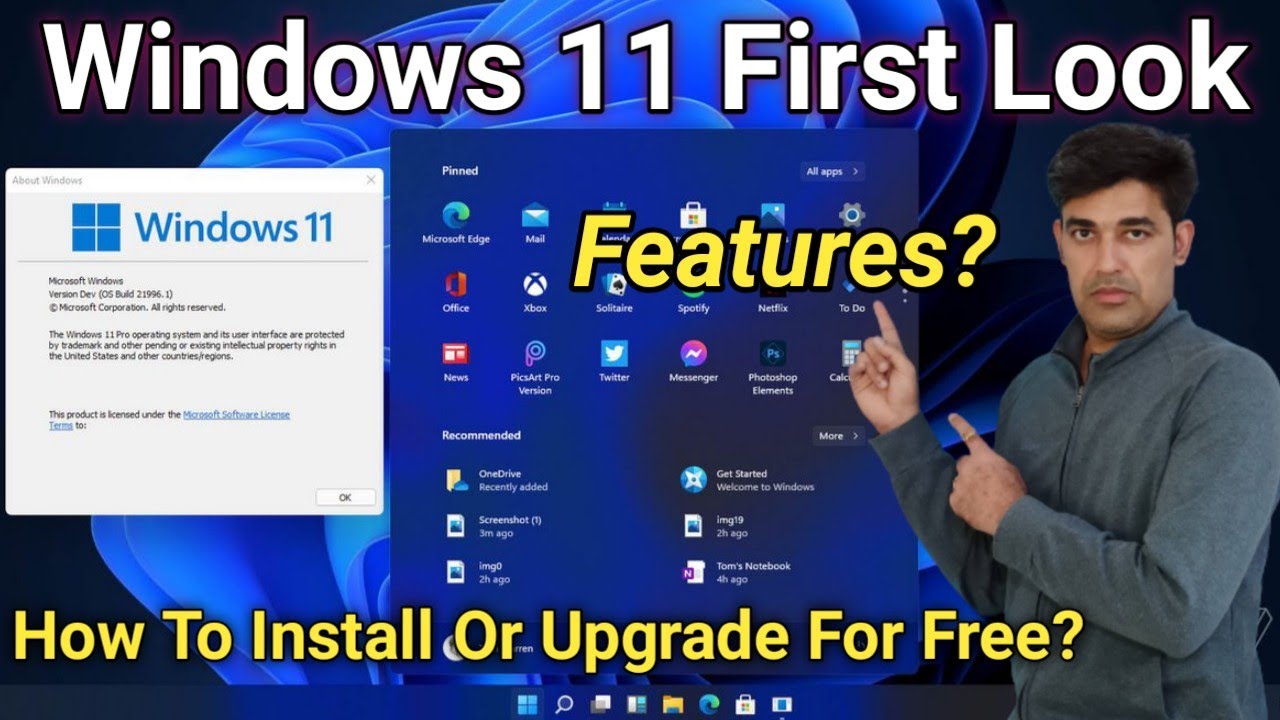 Windows 11 First Look | Install Or Upgrade For Free | Try Windows 11 Beta Version | Nehra ...