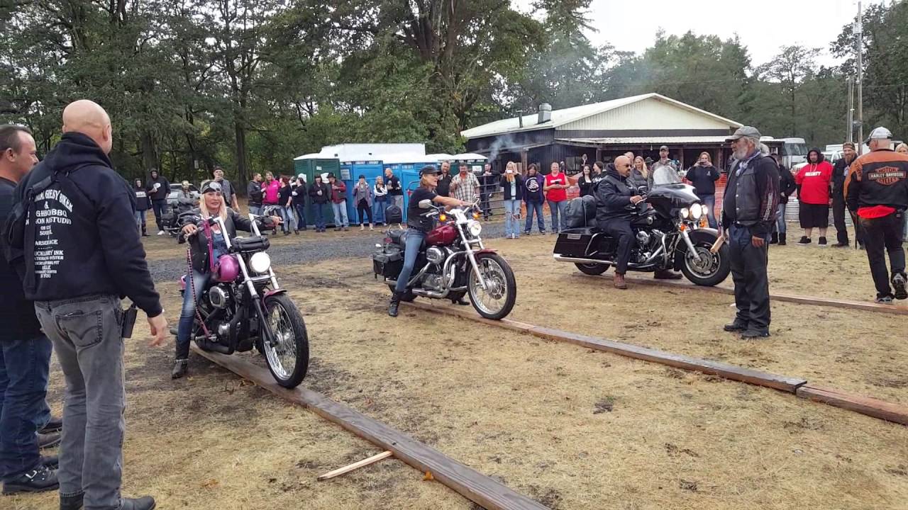 Trish at the Greasy Biker BBQ 2015 - YouTube