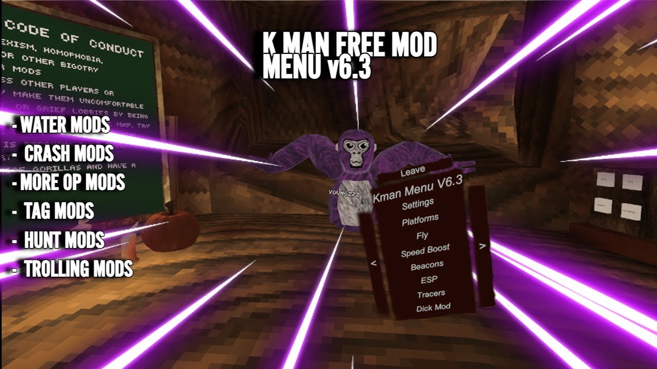 REVIEWING K-MAN V6.3 MOD MENU (CRASH) (KICK) (OP) - YouTube