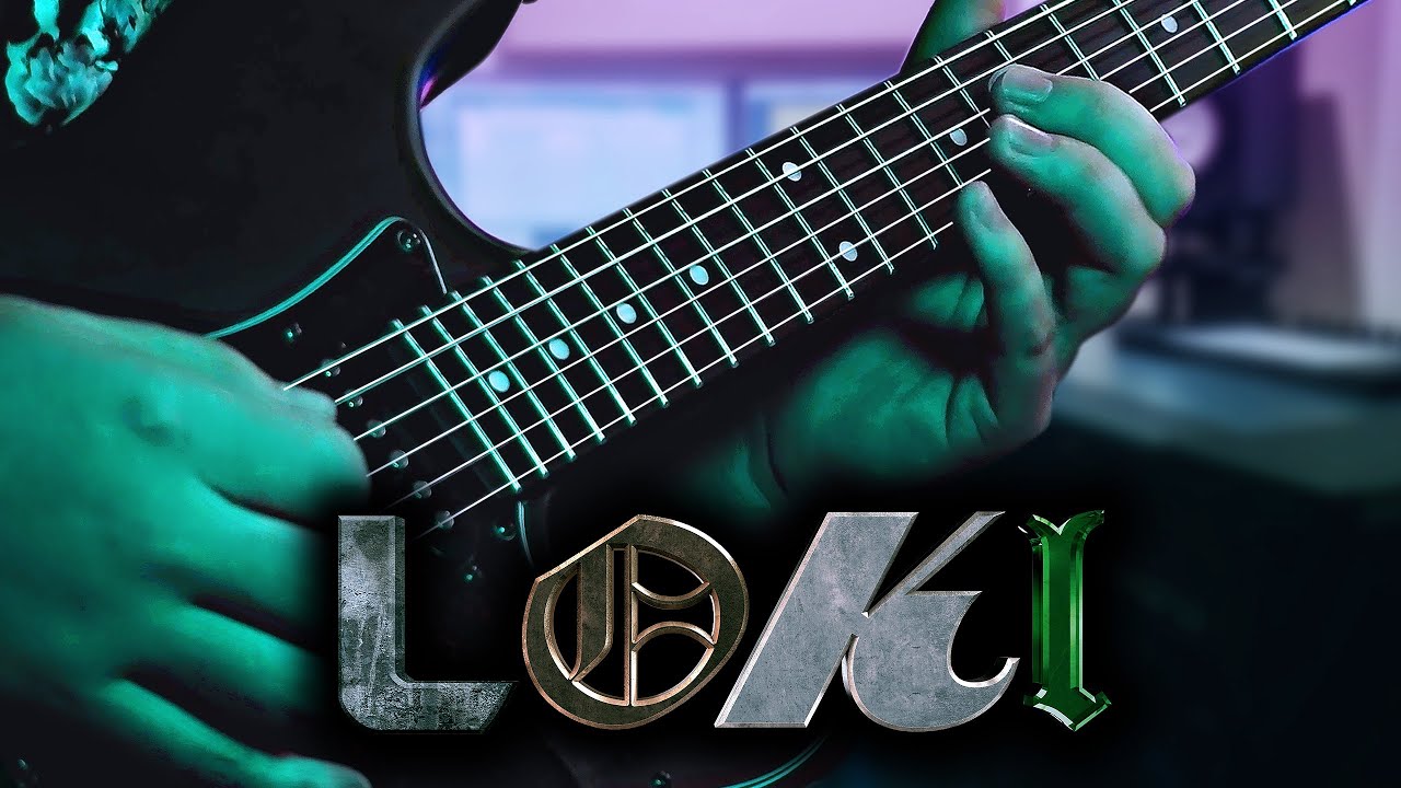 MARVEL'S LOKI - GREEN THEME GUITAR COVER + TABS - YouTube