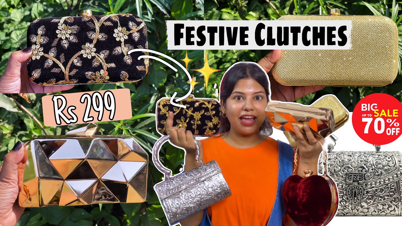 Diwali festive *Clutches Bag starting Rs 299* from Amazon | Diwali ...