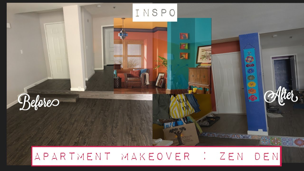 LA Studio Apartment Makeover Part 1 - YouTube