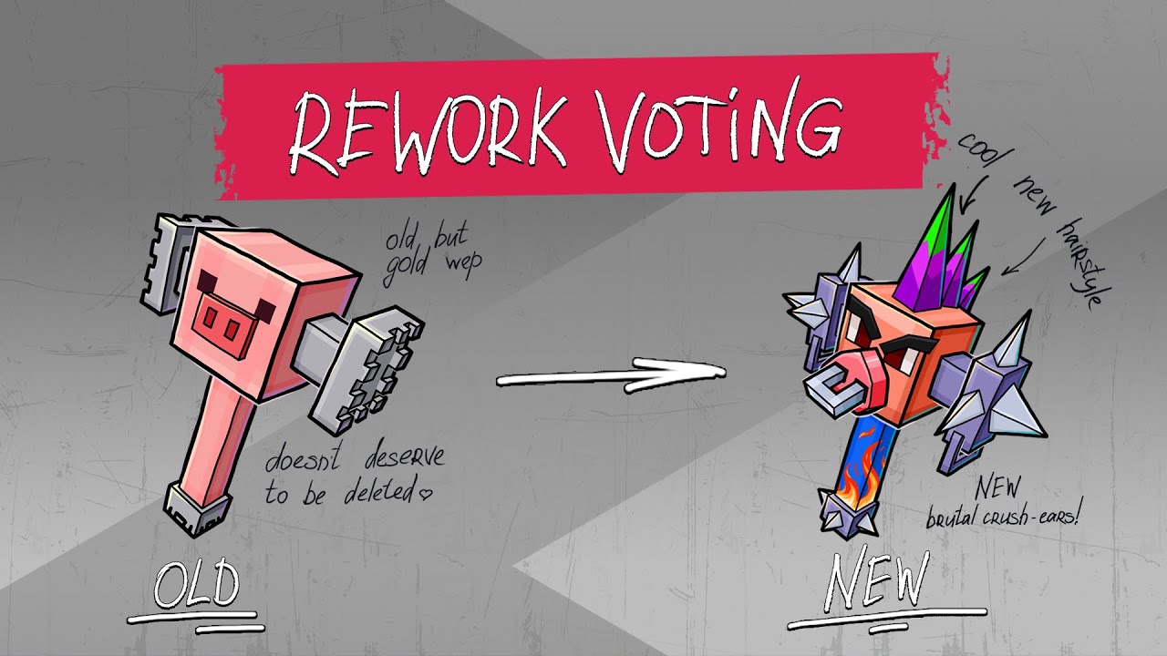 NEW WEAPON REWORK VOTING | [Pixel Gun 3D] - YouTube