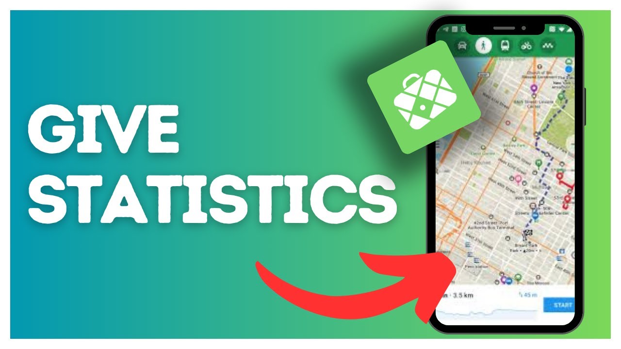 How to give statistics on Maps.Me? - YouTube