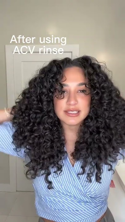 Apple Cider Vinegar Scalp And Hair Rinse Before And After Rizos Curls