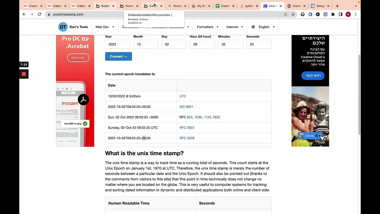 Google calendar api bubble.io integration part 3: Events parameter deep dive - YouTube