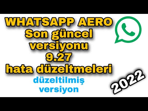 Whatsapp AERO özellikleri son versiyon çıktı yeni