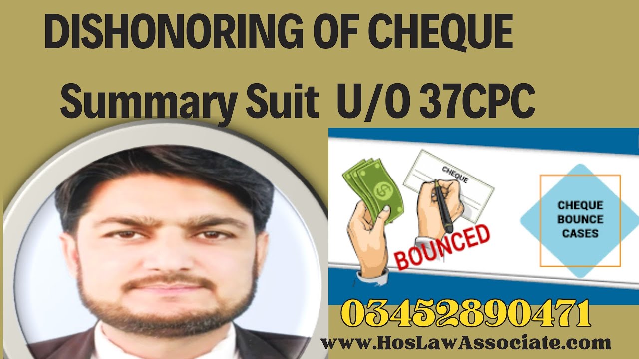 Summary Suit CPC order 37 rule 1 to 7 - YouTube