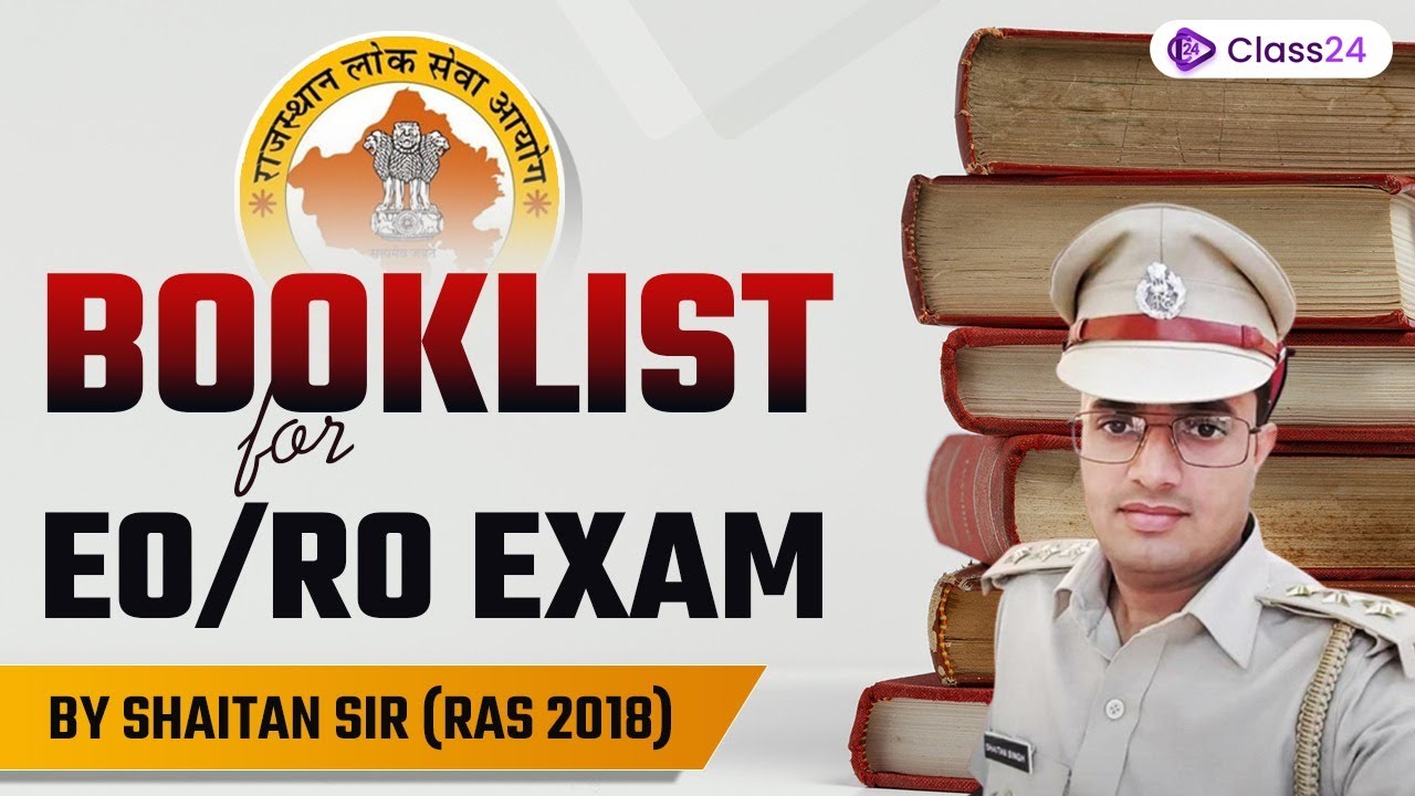 EO/RO Exam | Booklist for EO/RO Exam by Shaitan Sir | Class24 - YouTube