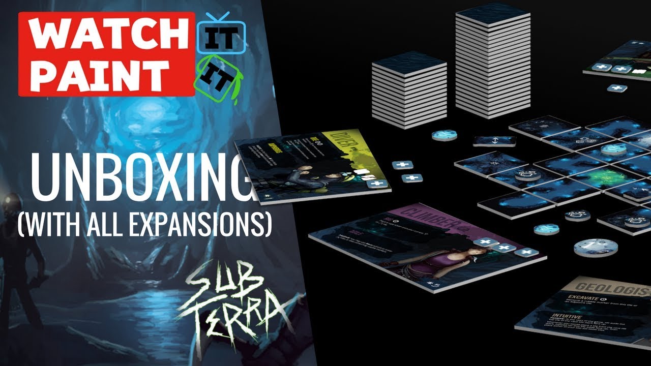 Sub Terra - Deluxe Edition (All Expansions) Unboxing - YouTube