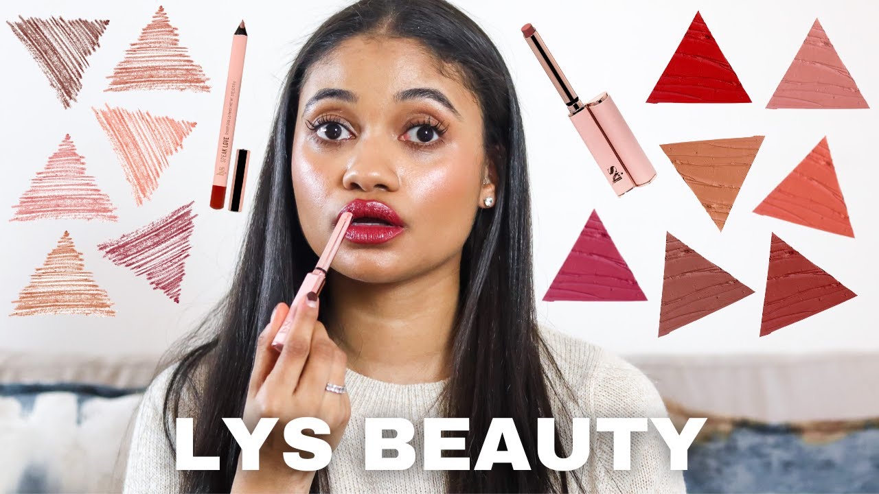 LYS BEAUTY LIPSTICK & LIP LINER REVIEW | review of the LYS beauty lip ...