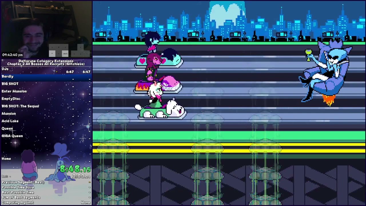 Deltarune CH2 All Bosses All Recruits Glitchless in 1:02:20 - YouTube