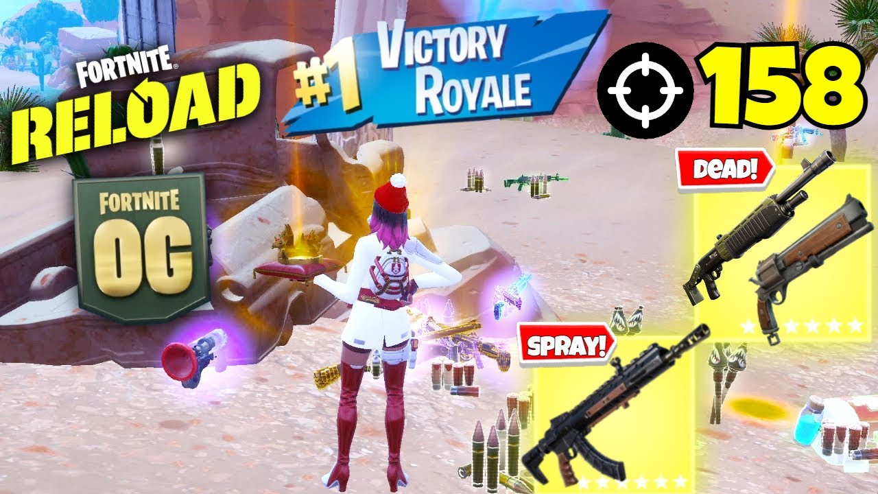 OG Fortnite Reload |Meowscles' Peow Peow Rifle | High Kill Gameplay ...