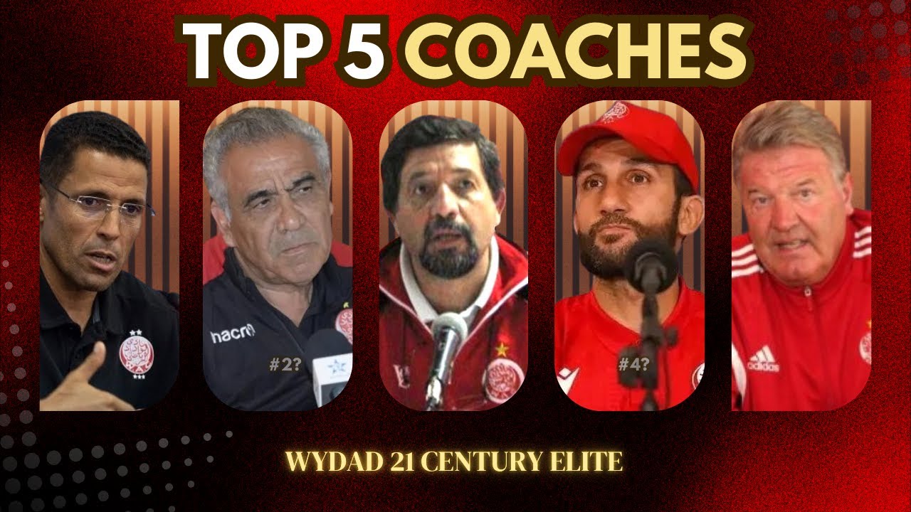 Wydad's 5 best coaches in the 21st century ! Ep.010 | #RedPulse - YouTube