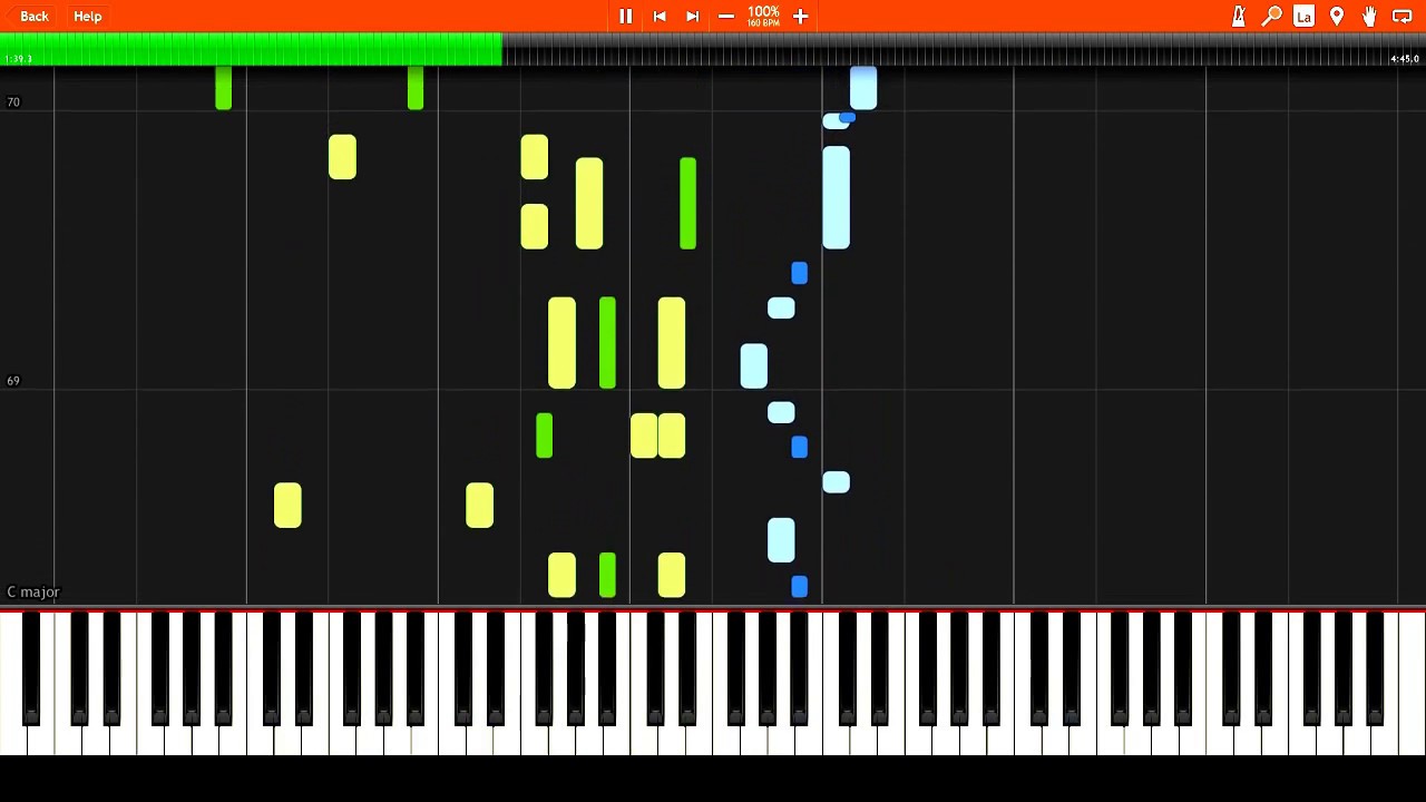 Scott Joplin - Magnetic Rag (1914) / Synthesia Piano Tutorial - YouTube
