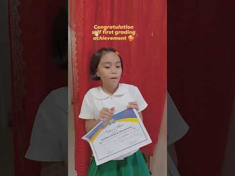 #view#shortvideo First grading achievement#congratulation #verygood# ...