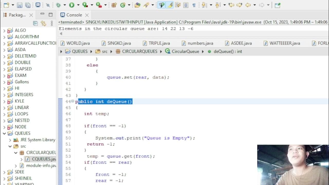 Learning Circular Queues - YouTube