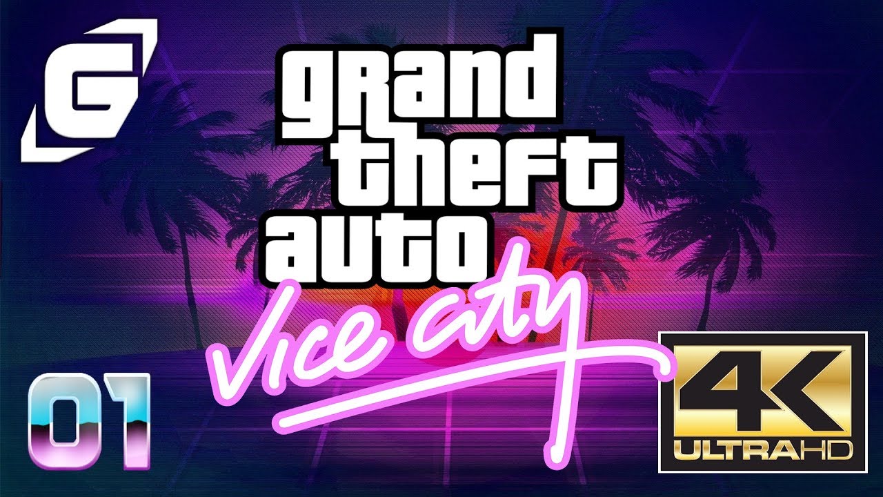 GRAND THEFT AUTO - VICE CITY (4K - 60FPS) 🌆 001: Willkommen im Sunset ...