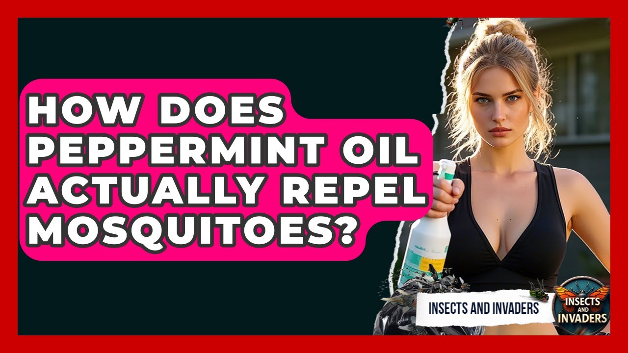 How Does Peppermint Oil Actually Repel Mosquitoes? - Insects and Invaders - YouTube