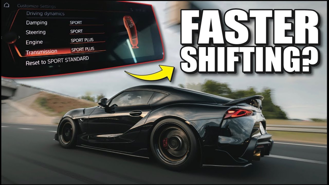 CODING FASTER SHIFTING INTO MY SUPRA! - YouTube