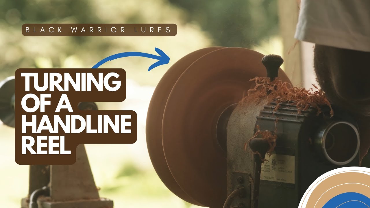Crafting a Handline Reel on a Lathe - YouTube