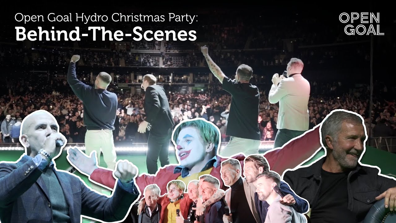 🎅⚽️ BEHIND-THE-SCENES OF OPEN GOAL'S HYDRO CHRISTMAS PARTY! - YouTube