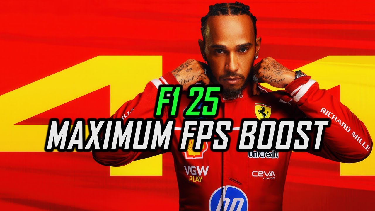 F1 25 (Formula 1 25) | How to Get Maximum FPS Boost and Fix Lag - YouTube