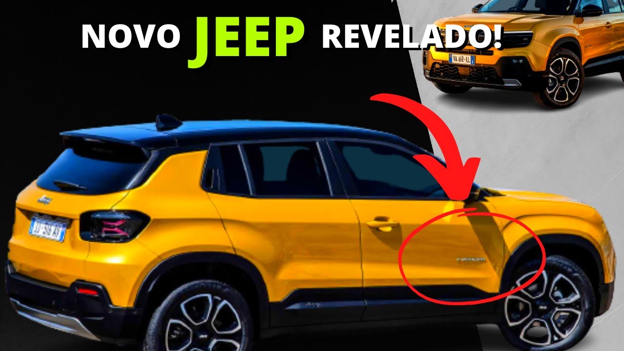 MINI-COMPASS? INÉDITO SUV DA JEEP REVELADO MENOR E MAIS BARATO QUE ...