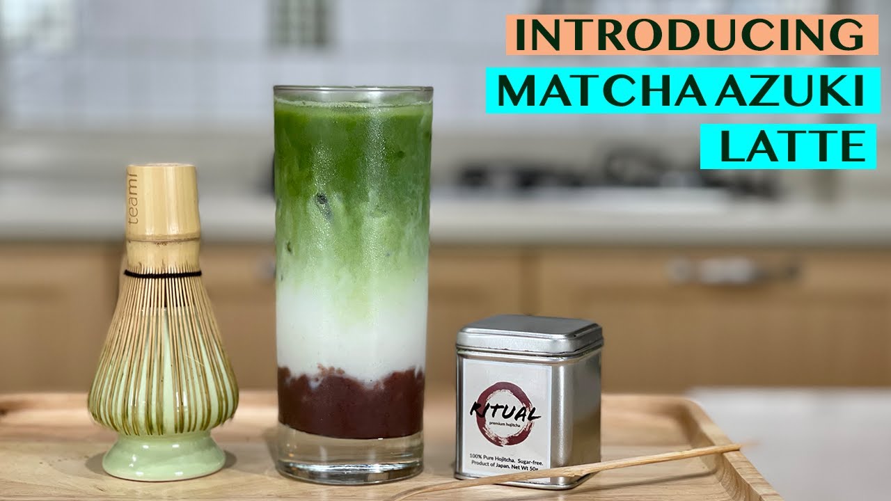 COLD BREW MATCHA AZUKI LATTE - MY NEW FAVOURITE TREAT - YouTube