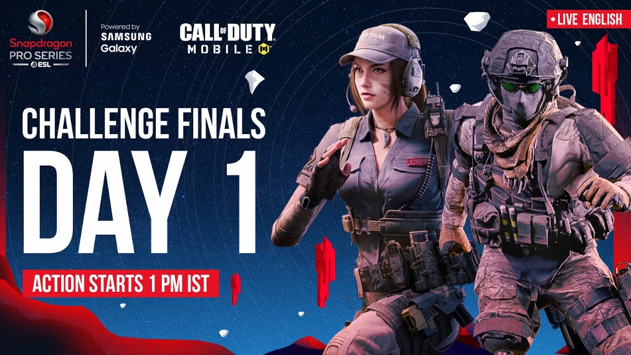[ENG] Snapdragon Pro Series | CODM - Challenge Finals Day 1 - YouTube