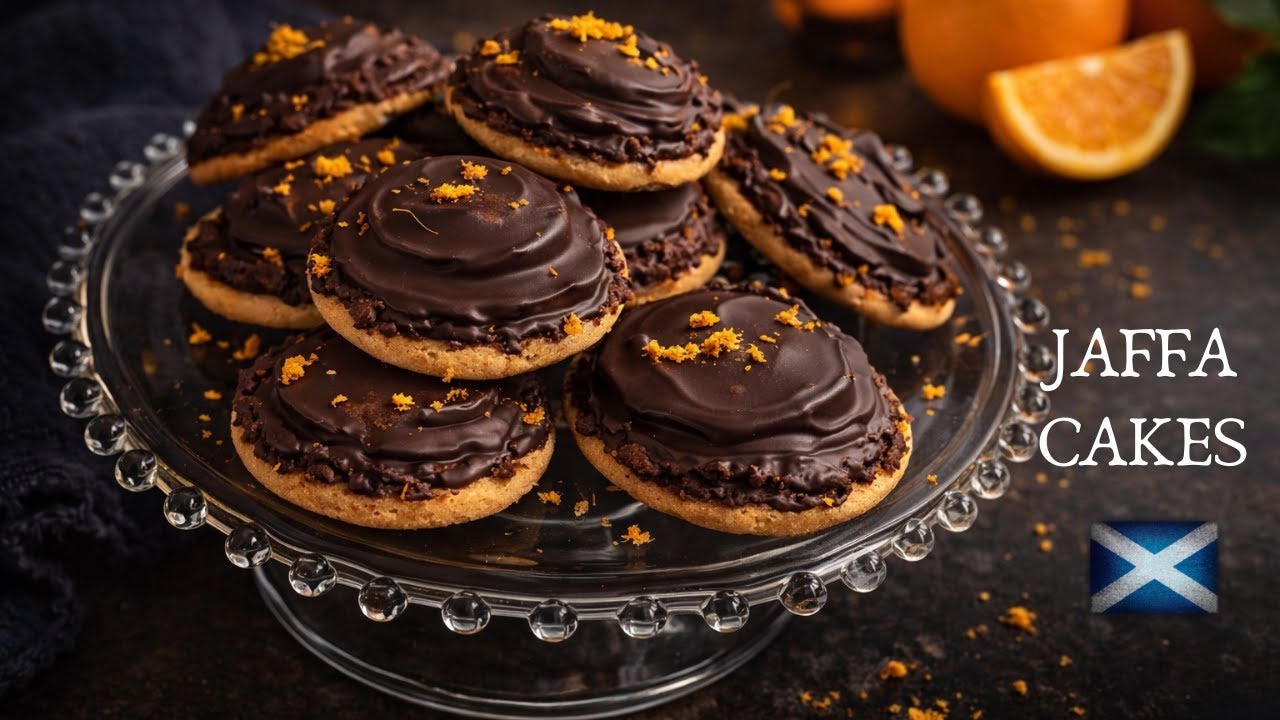 Easy Jaffa cakes recipe! :) Cook with me! - YouTube