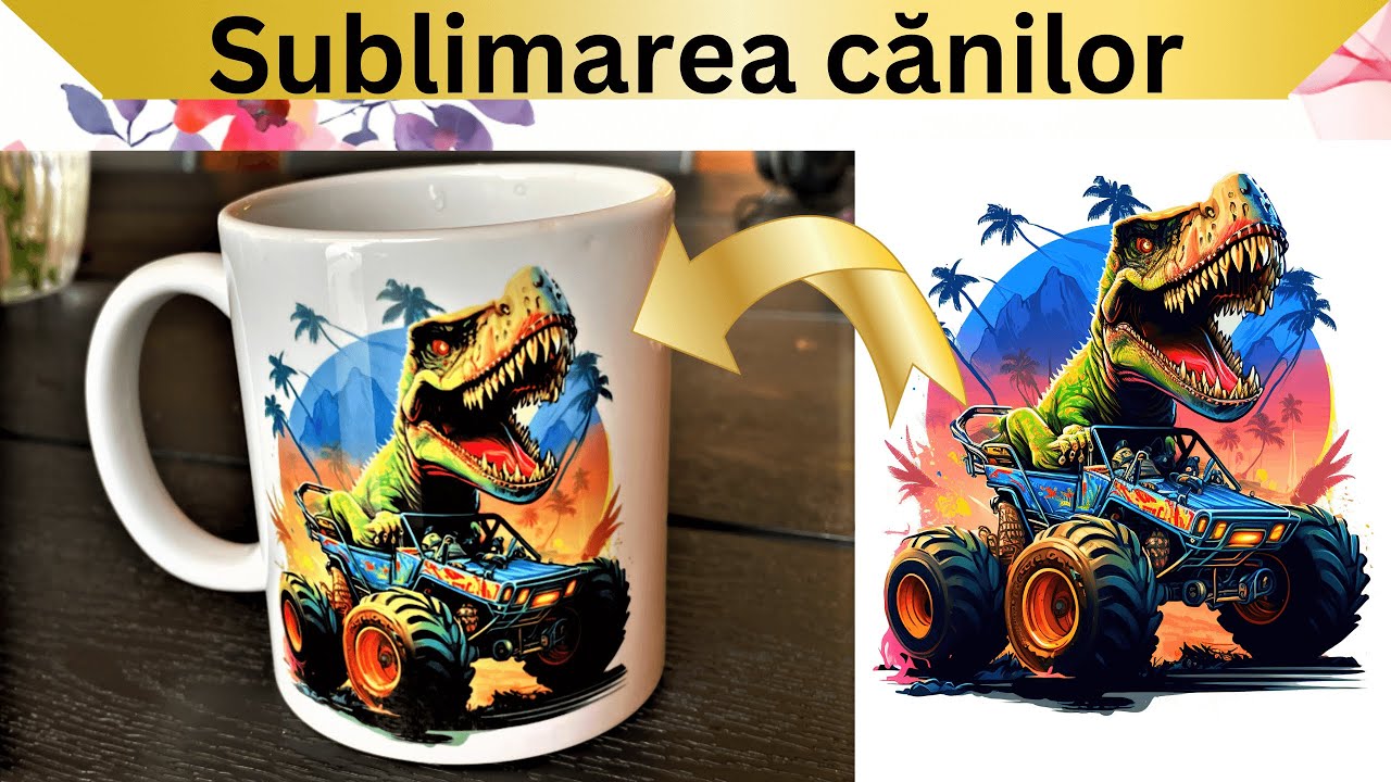 Tutorial pas cu pas - Cum se face sublimarea canilor - YouTube