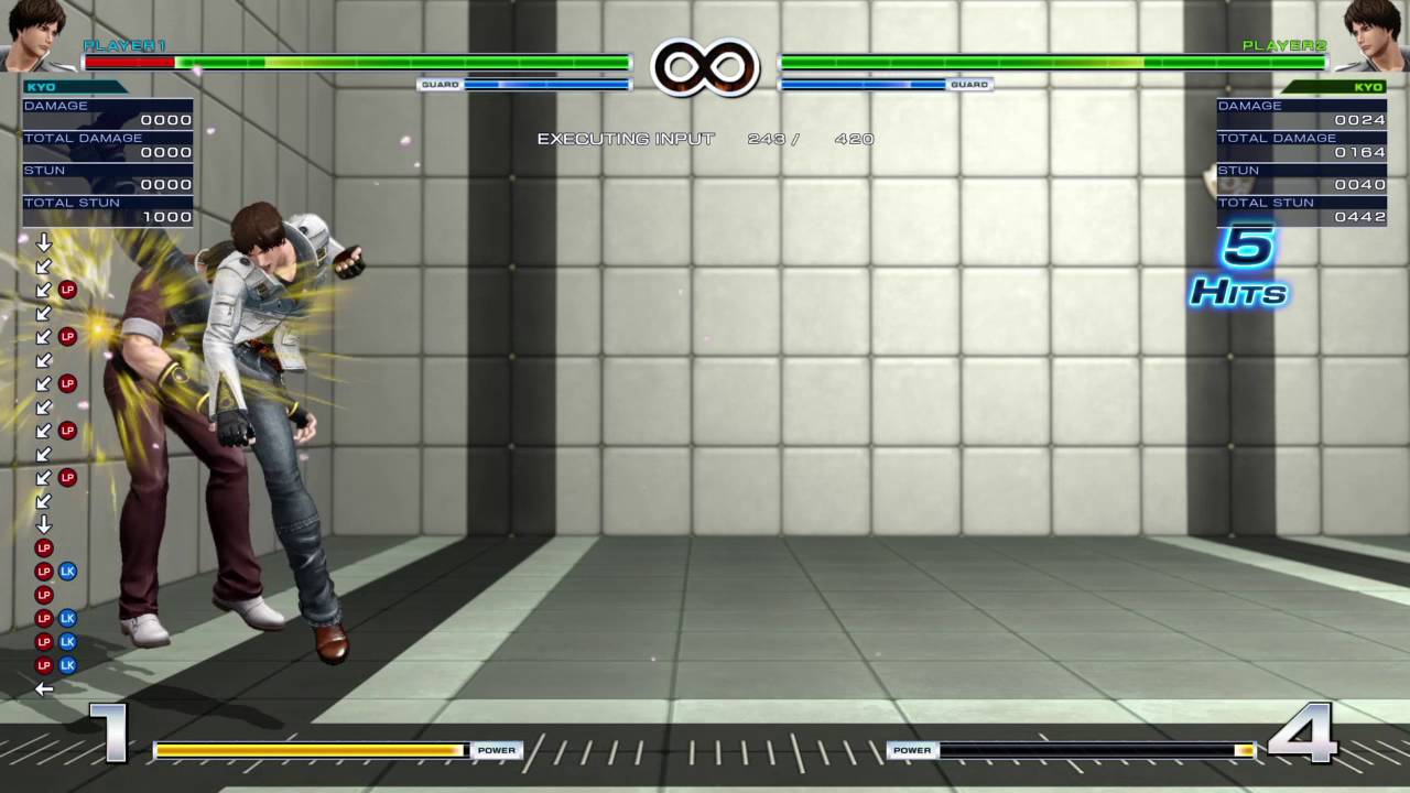 KOF XIV - Kyo Safe Jump Setup - YouTube