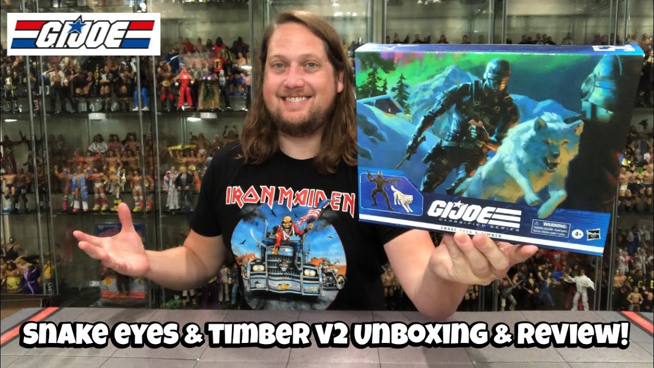 Snake Eyes & Timber V2 GIJOE Classified Unboxing & Review! - YouTube