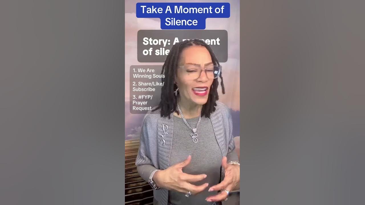 Take a moment of silence - YouTube