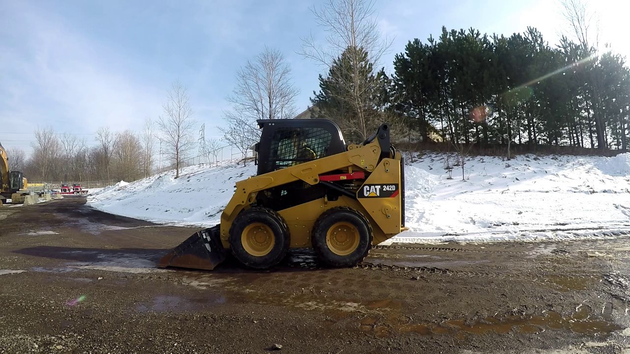 2014 CAT 242D SKID STEER LOADER - YouTube