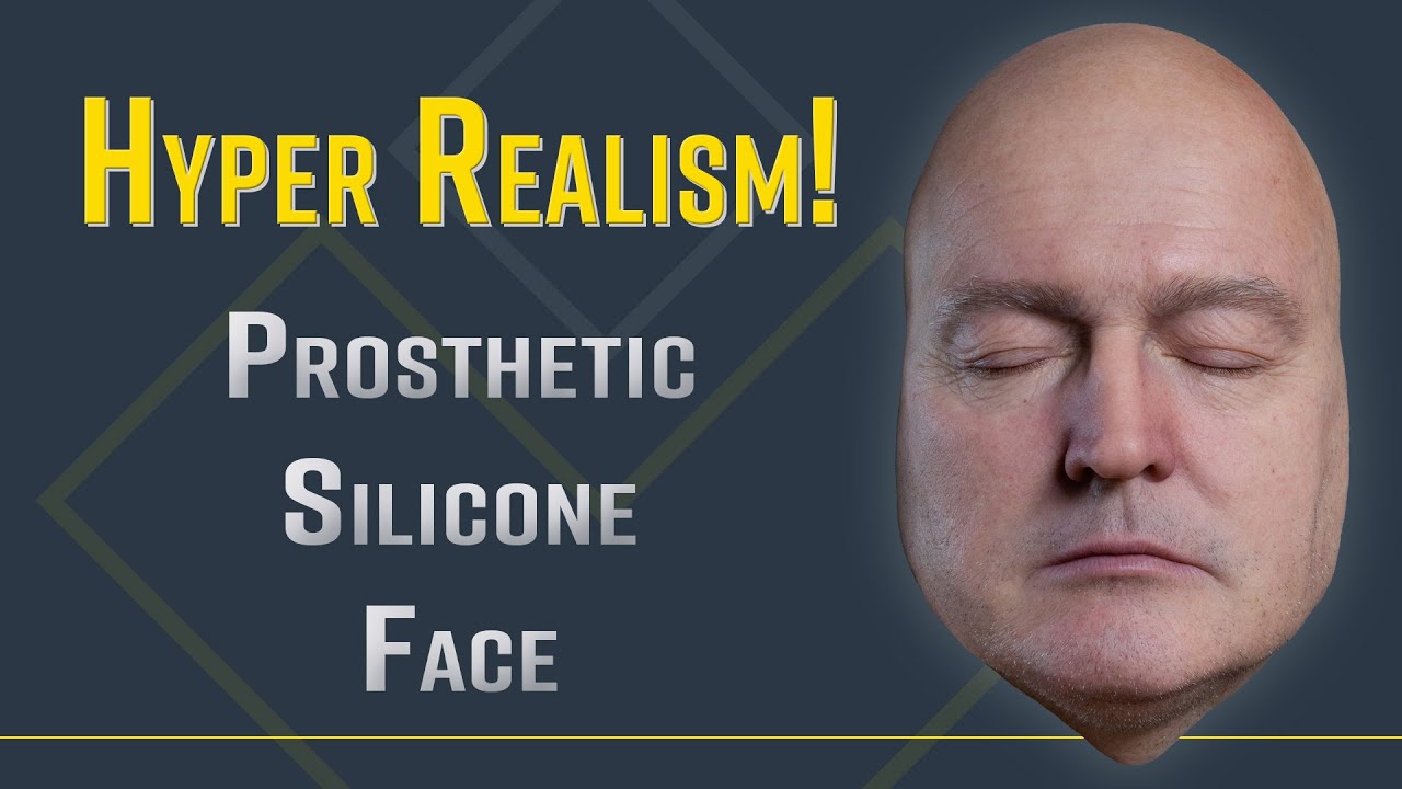 Hyper Realism Silicone Prosthetic Face - 4K! (with Hair Punching ...
