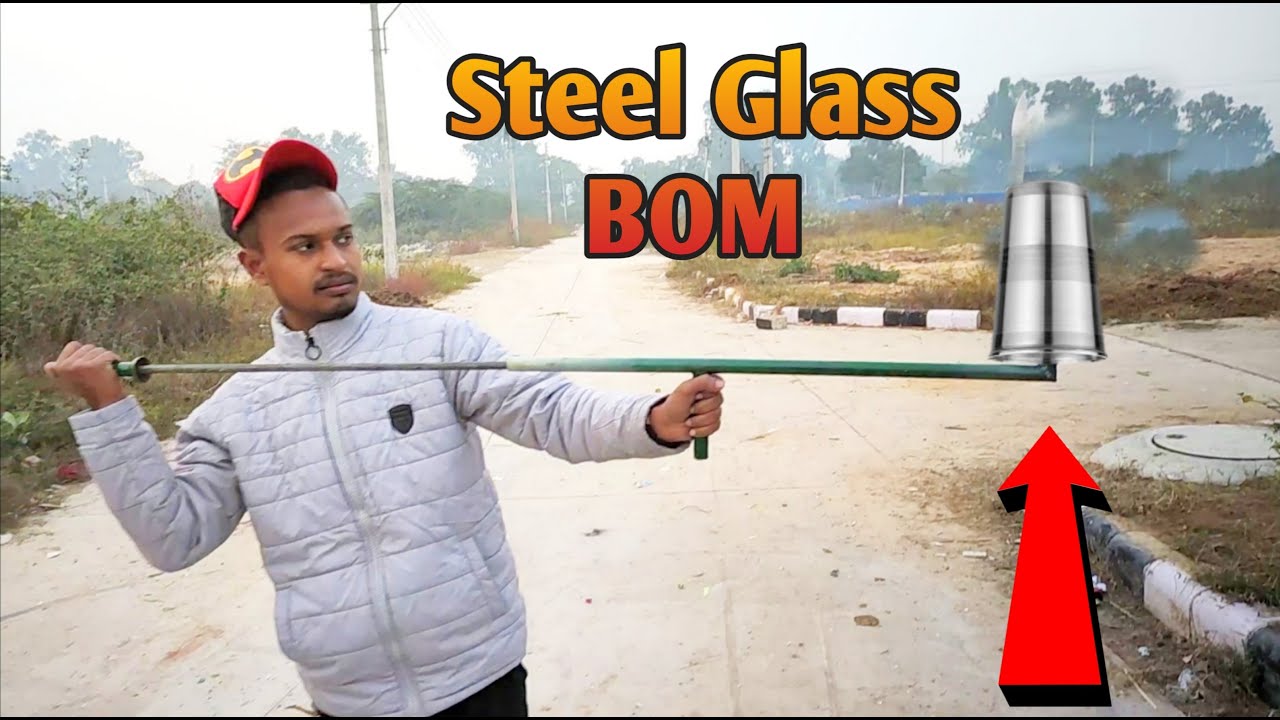 Steel Glass vs Gandhak Potas Experiment - YouTube