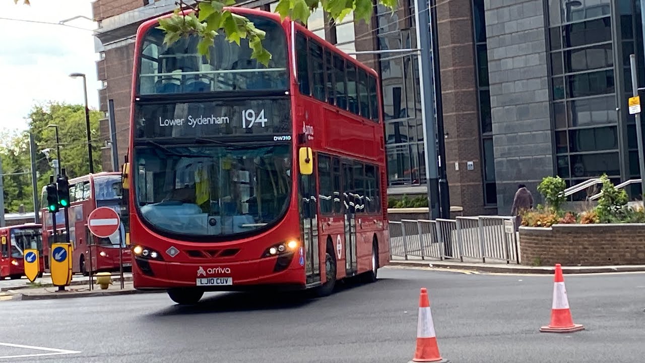*Very Super Loud Voith* Arriva London's DW310 (LJ10 CUV) Route 194 ...