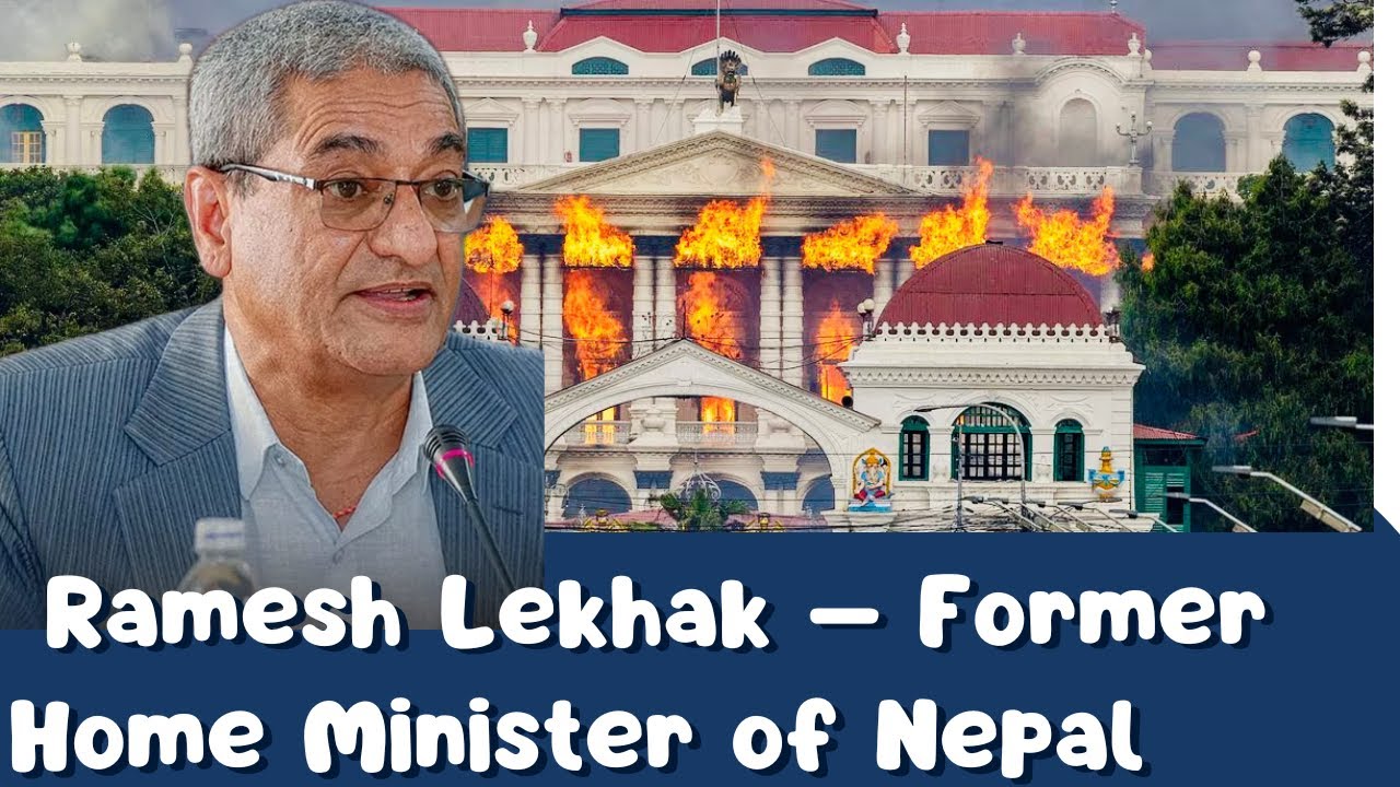 Nepal in Flames: Former Minister Ramesh Lekhak’s House Burned #nepal ...