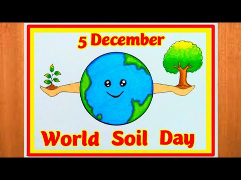 World Soil Day Drawing Easy //World Soil Day Poster Drawing ldea//How ...