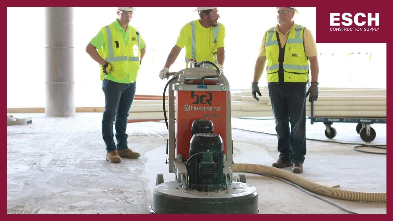 Esch Makes Floor Polishing Easy | Esch Construction Supply - YouTube