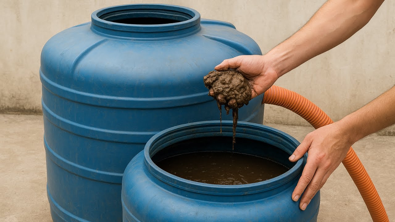 How to clean water tank without removing water - Repair & Inventions ...