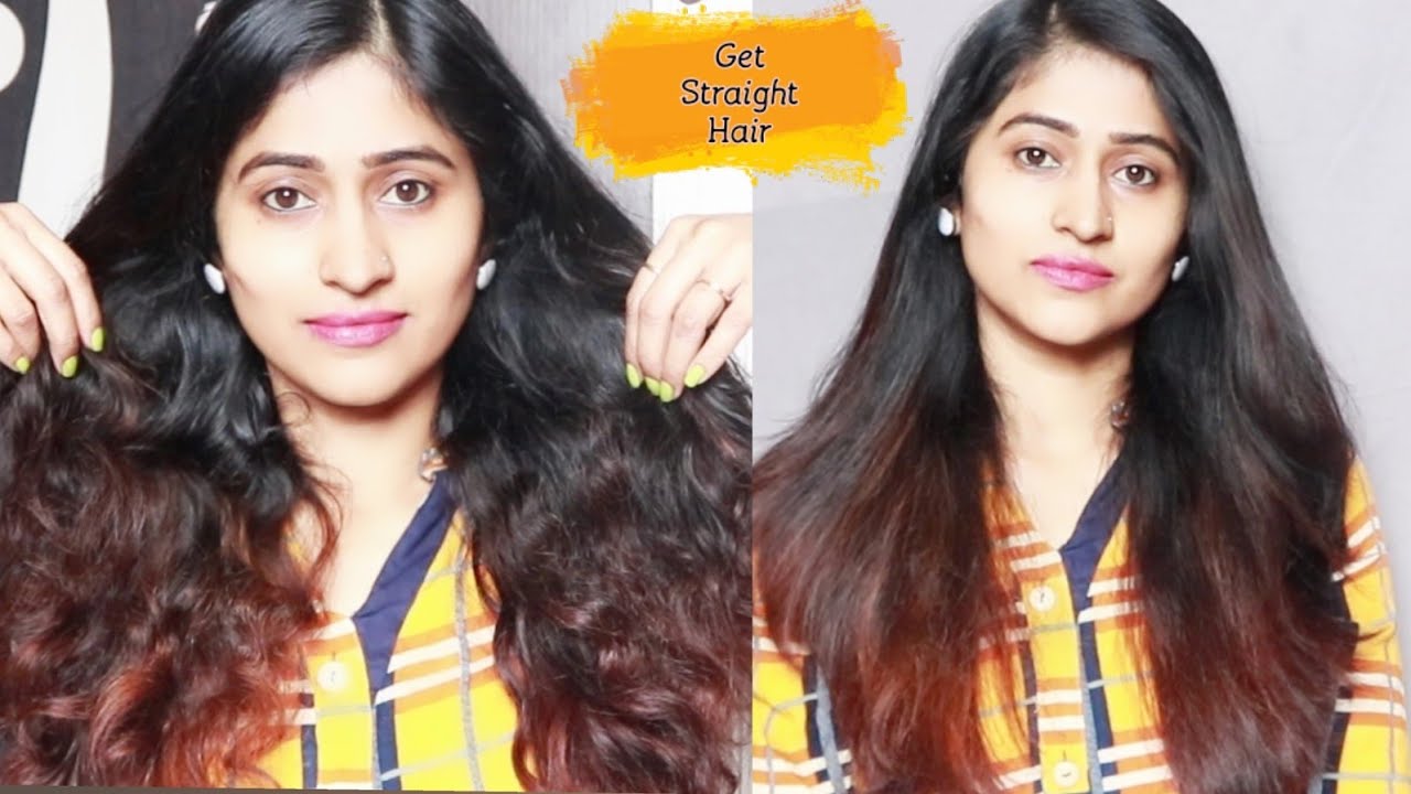 Hair Straightening Tutorial At Home How To Straight Hair At Home