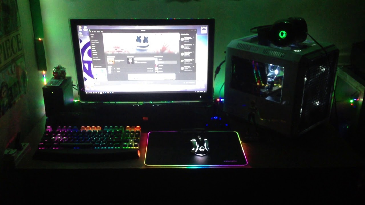 Full RGB Gaming PC Setup - YouTube