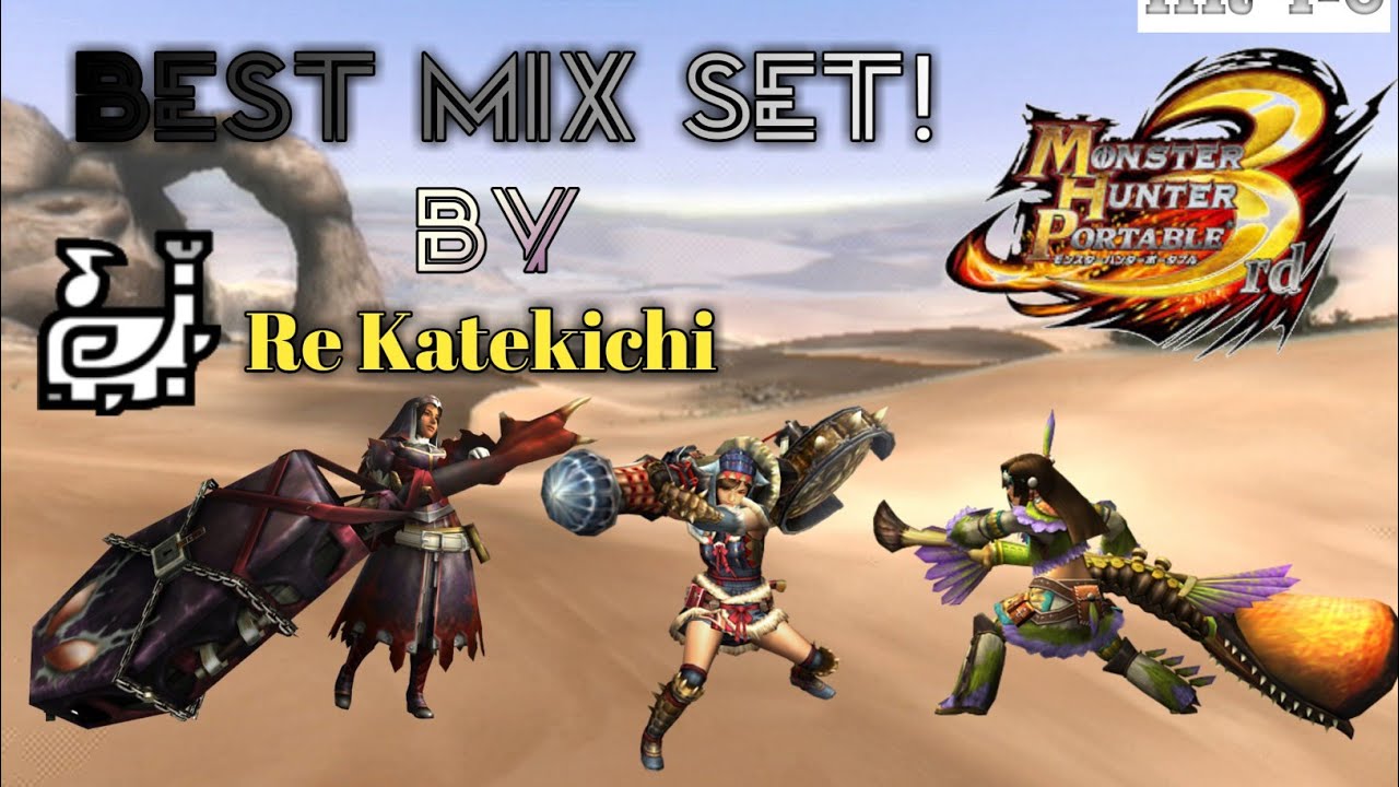 MHP3RD | My Mix Set Armor Hunting Horn For Highrank (HR 4 - 6) - YouTube