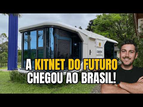 Conheci a primeira Casa Móvel FUTURISTA do Brasil! (visita completa)
